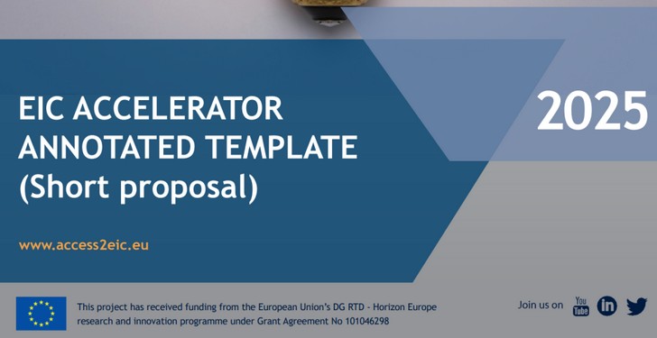 Nová príručka a checklist pre schému EIC Accelerator - Horizont Európa